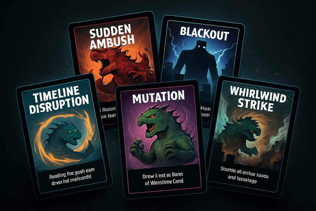 Event Cards - Clash of Kaijus